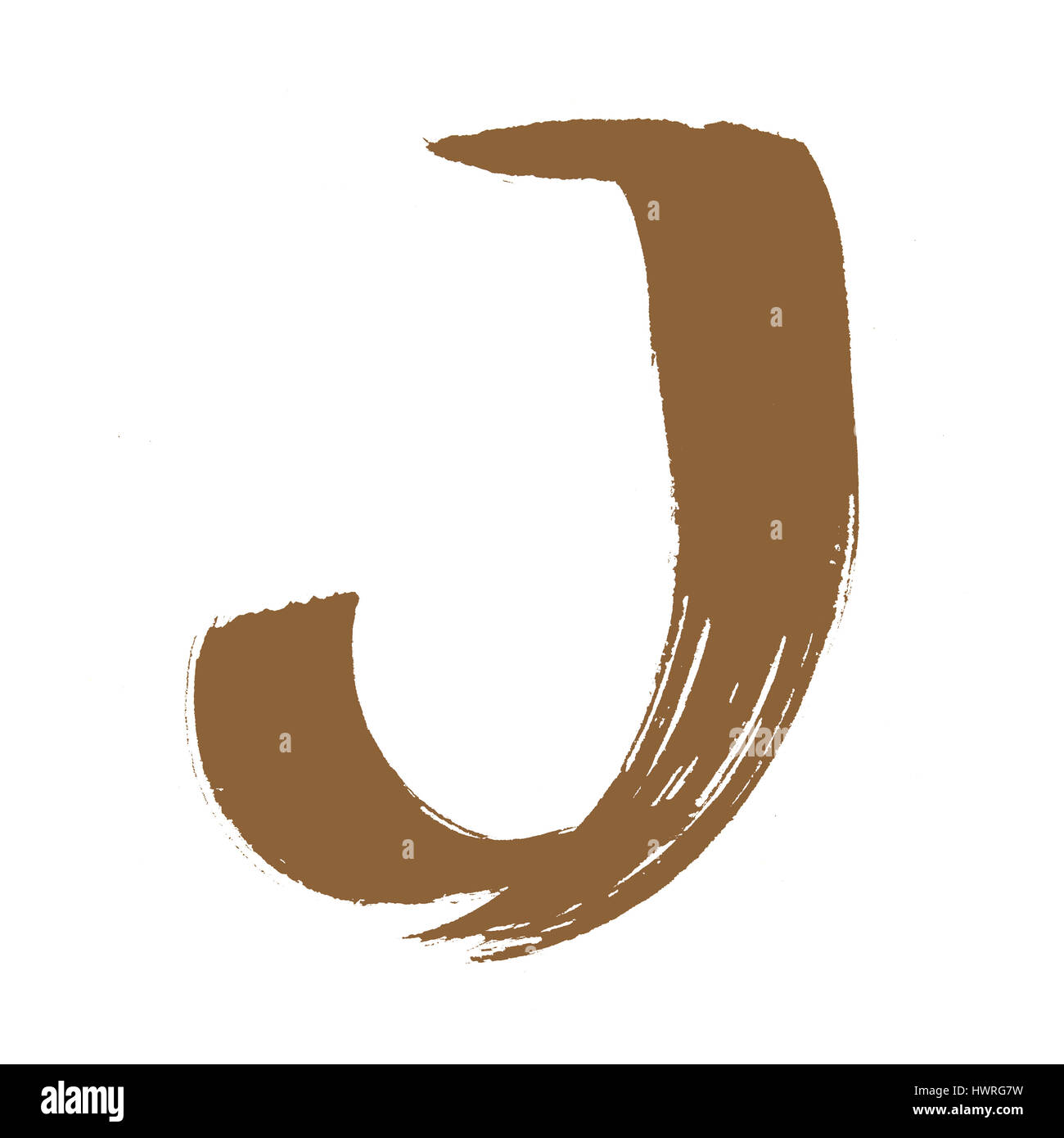 J - Colorful alphabet isolated over the white background Stock Photo ...