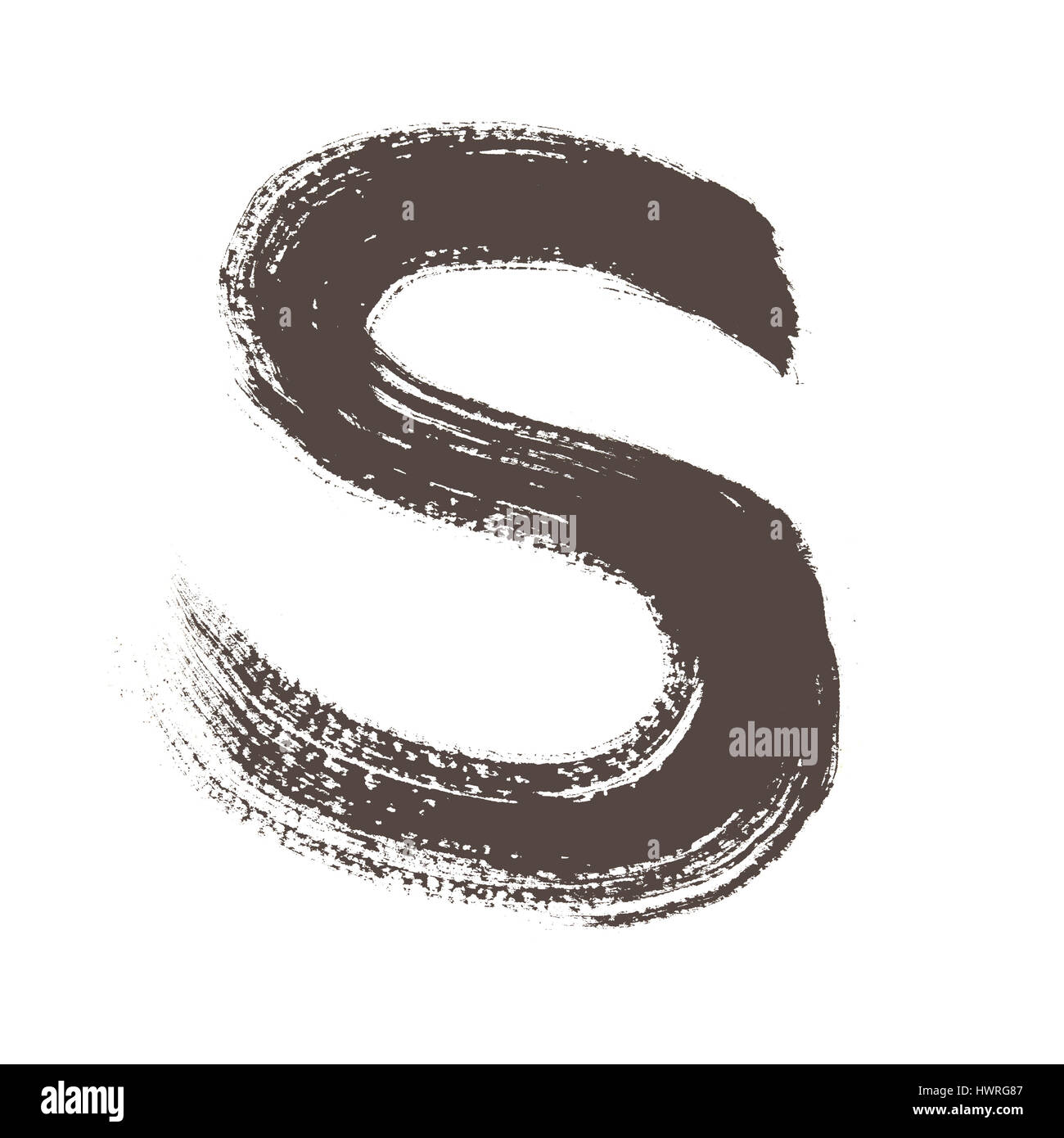 S - Colorful alphabet isolated over the white background Stock Photo ...