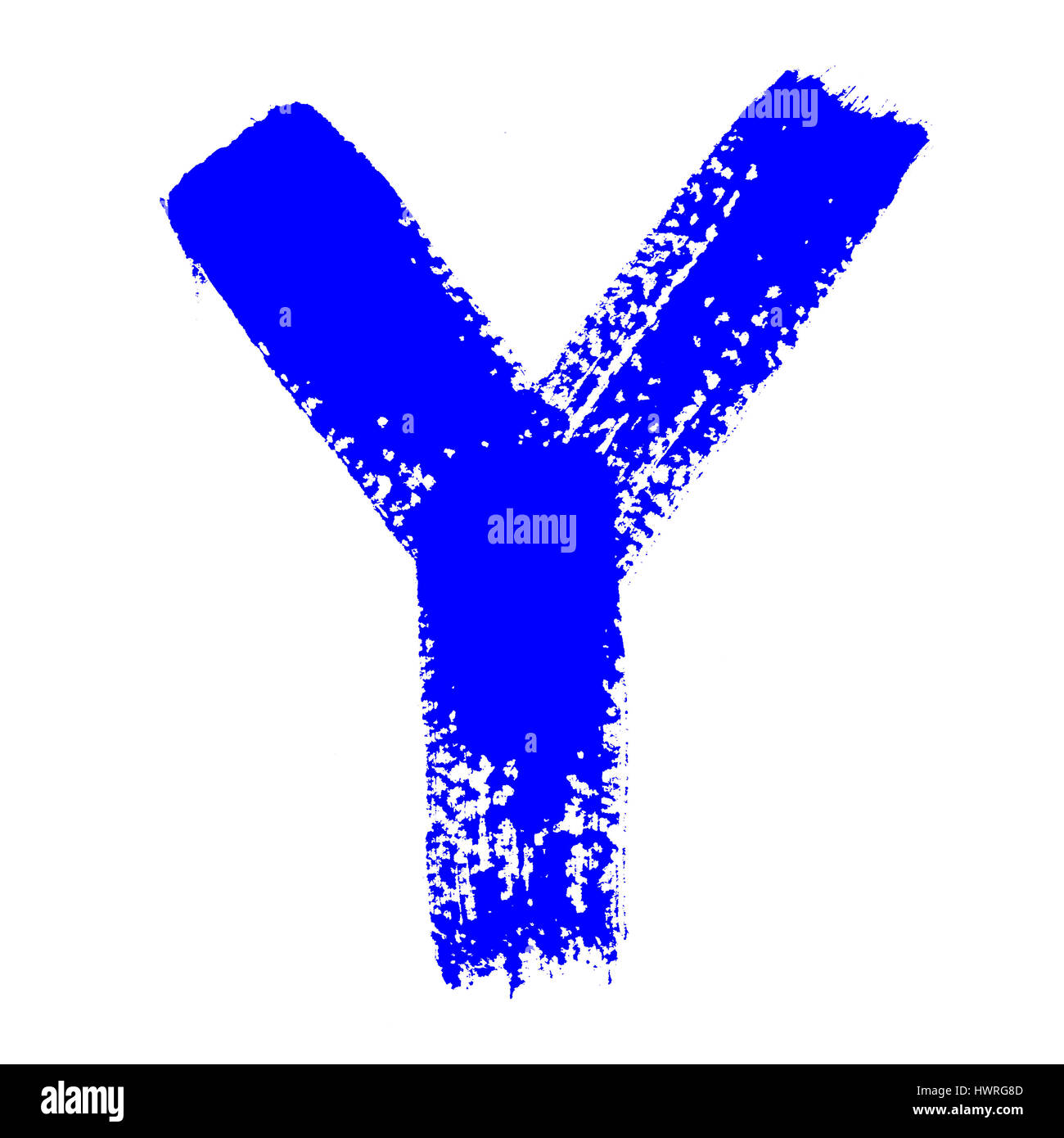 Y - Colorful alphabet isolated over the white background Stock Photo ...