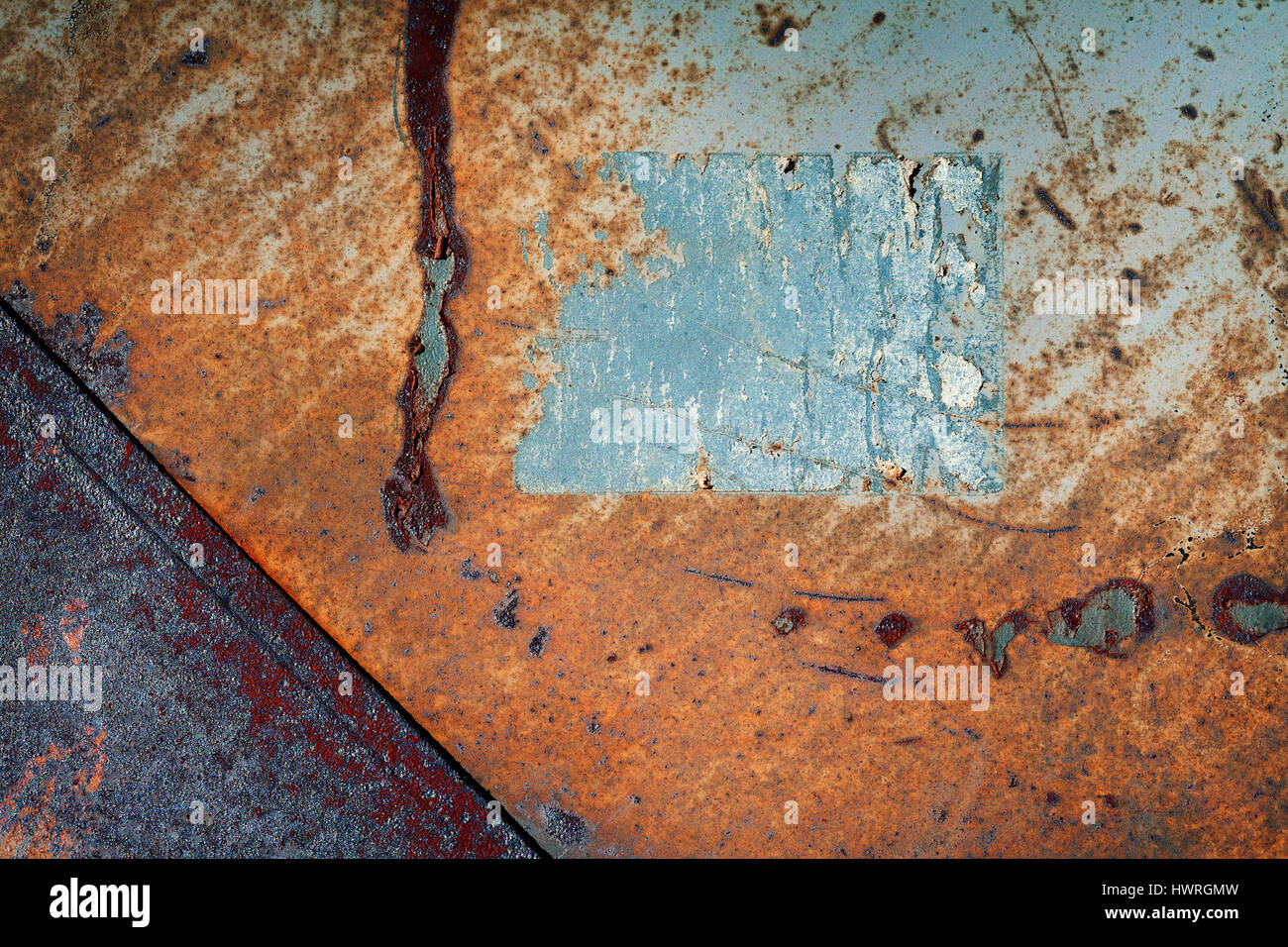Messy aged wallpaper abstract painted grunge background hi-res stock ...