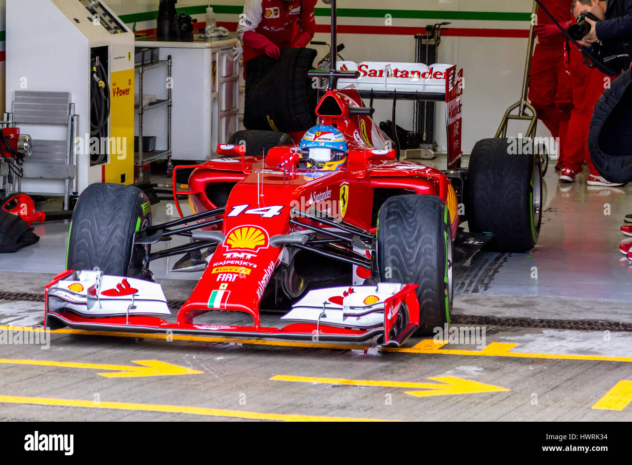 Ferrari pit hi-res stock photography and images - Alamy