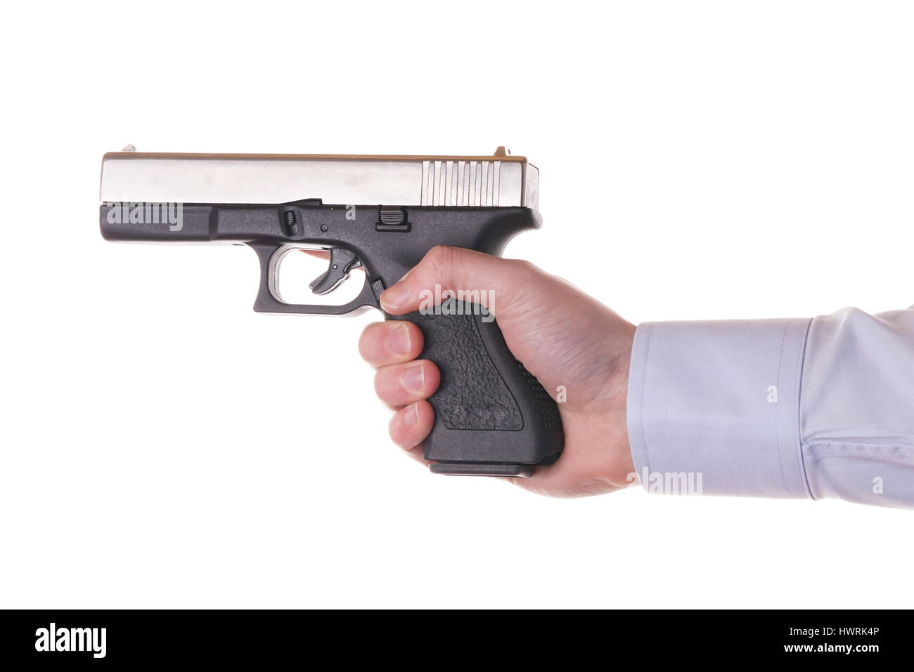 Hand holding gun hi-res stock photography and images - Alamy