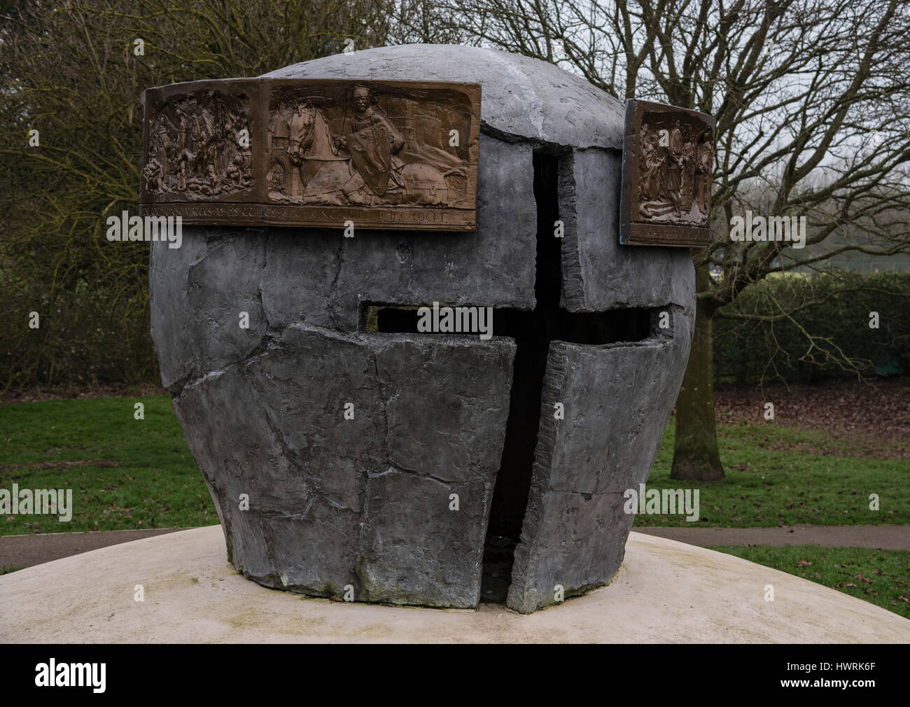 The Helmet (1964) by Enzo Piazzotta, Battle of Lewes Memorial Stock ...