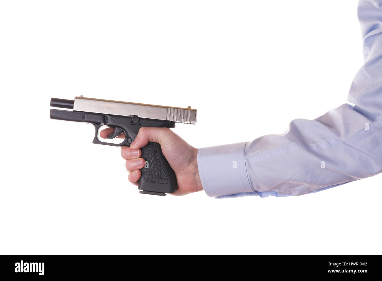 Holding gun hi-res stock photography and images - Alamy