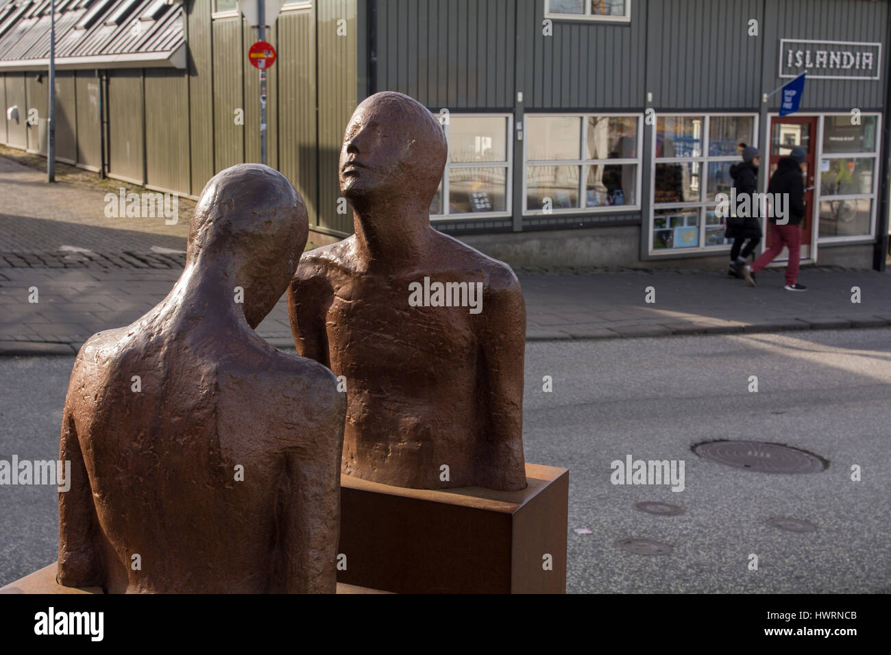 Statues reykjavik iceland hi-res stock photography and images - Alamy