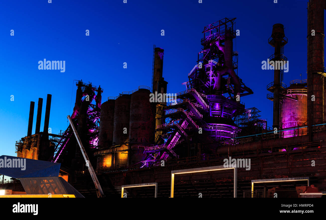 Steel stacks bethlehem pa hi-res stock photography and images - Alamy