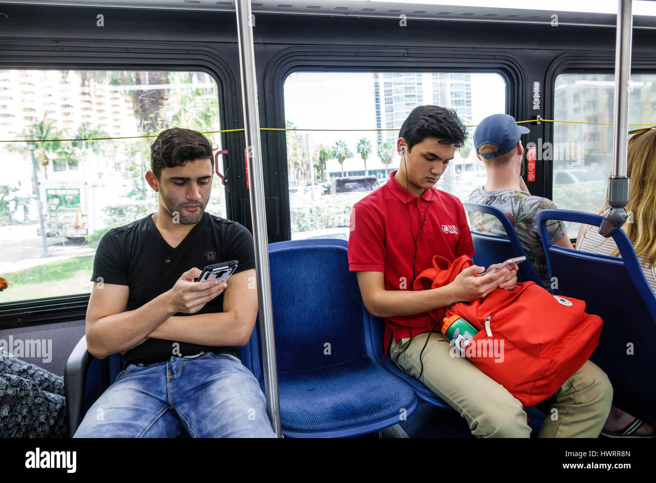 Miami Beach Florida,South Beach Local,public transportation,bus ...