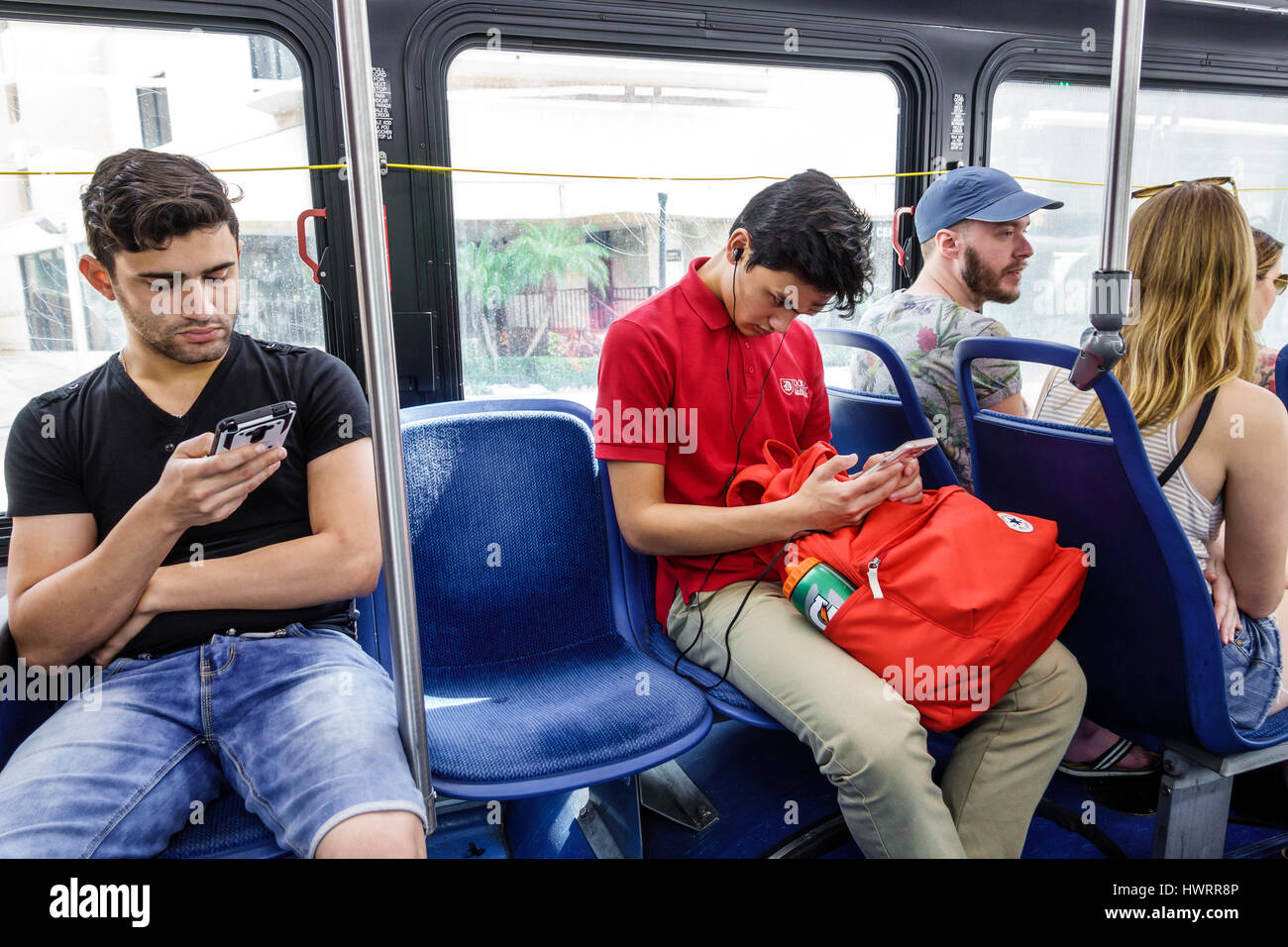 Miami Beach Florida,South Beach Local,public transportation,bus ...