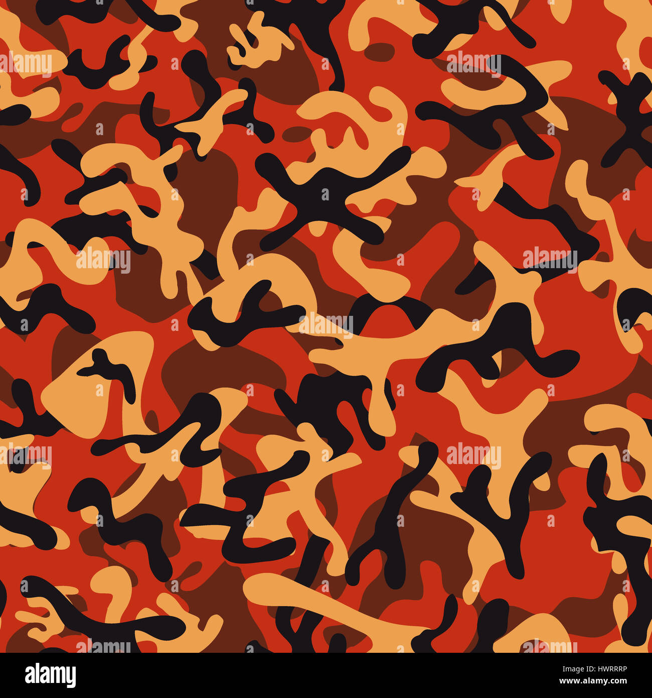 Classic Forest Leaf Camouflage seamless patterns. Illustration Stock ...