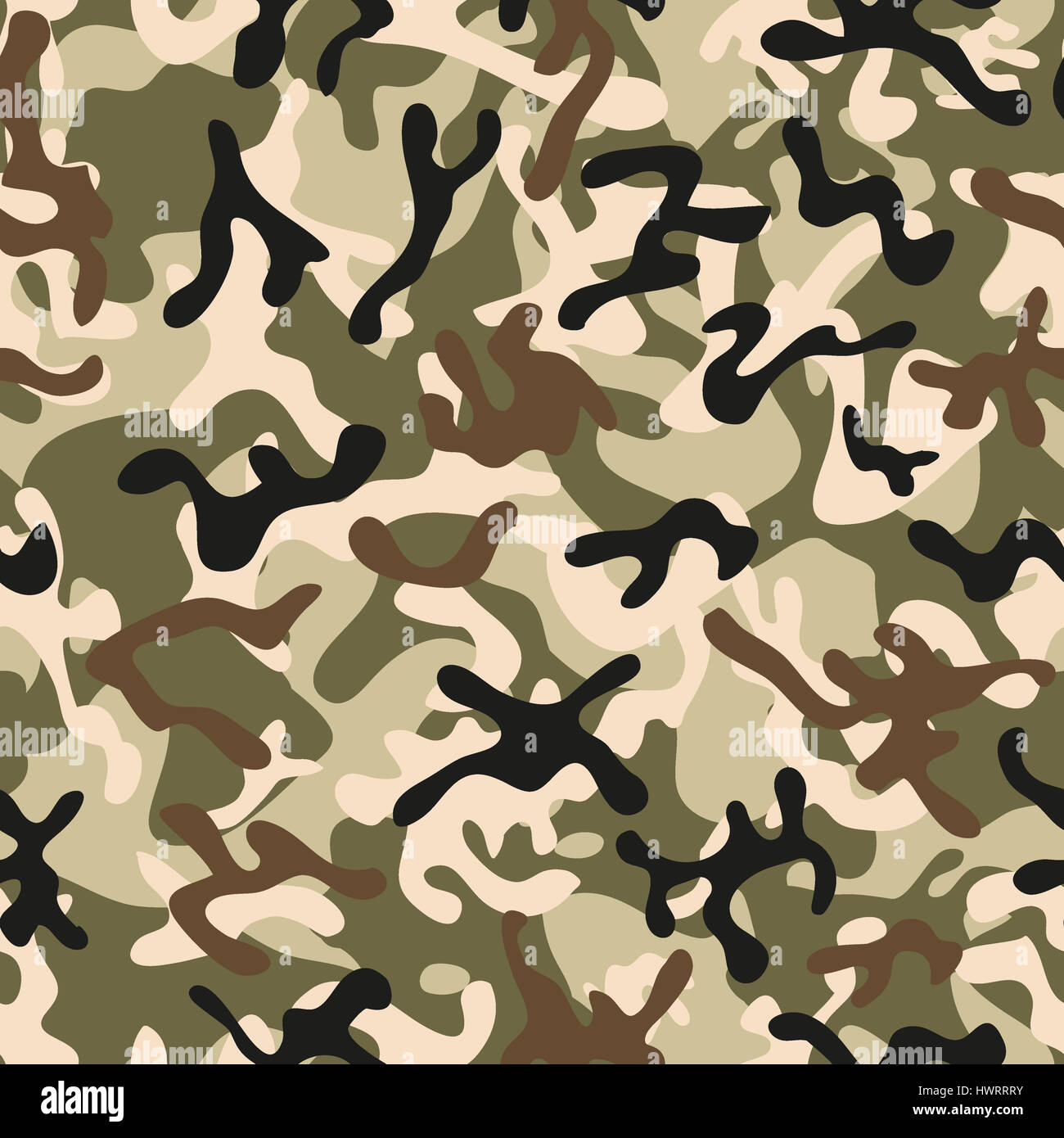 Classic Forest Leaf Camouflage seamless patterns. Illustration Stock ...