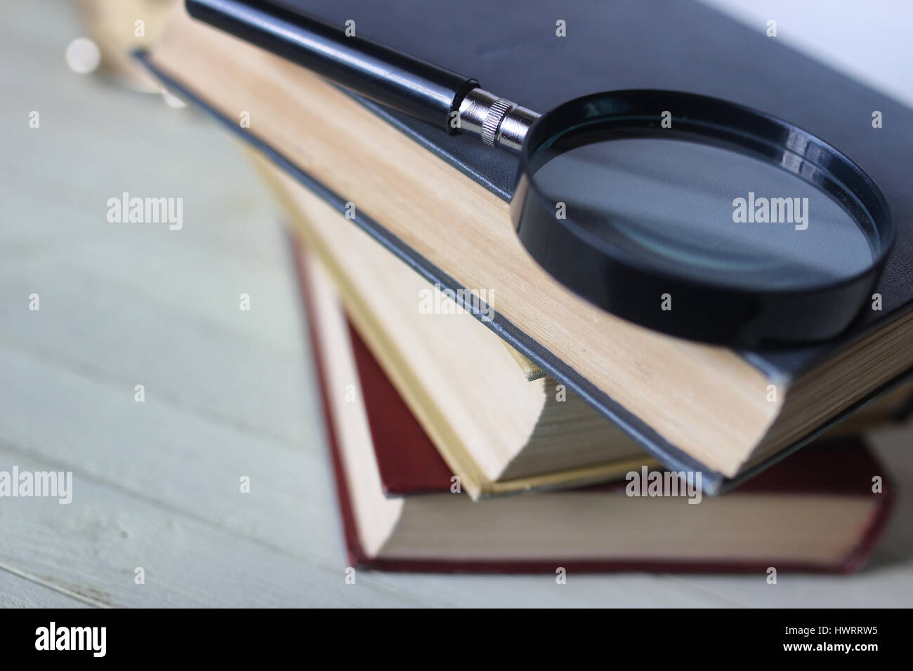 old book lens Stock Photo - Alamy