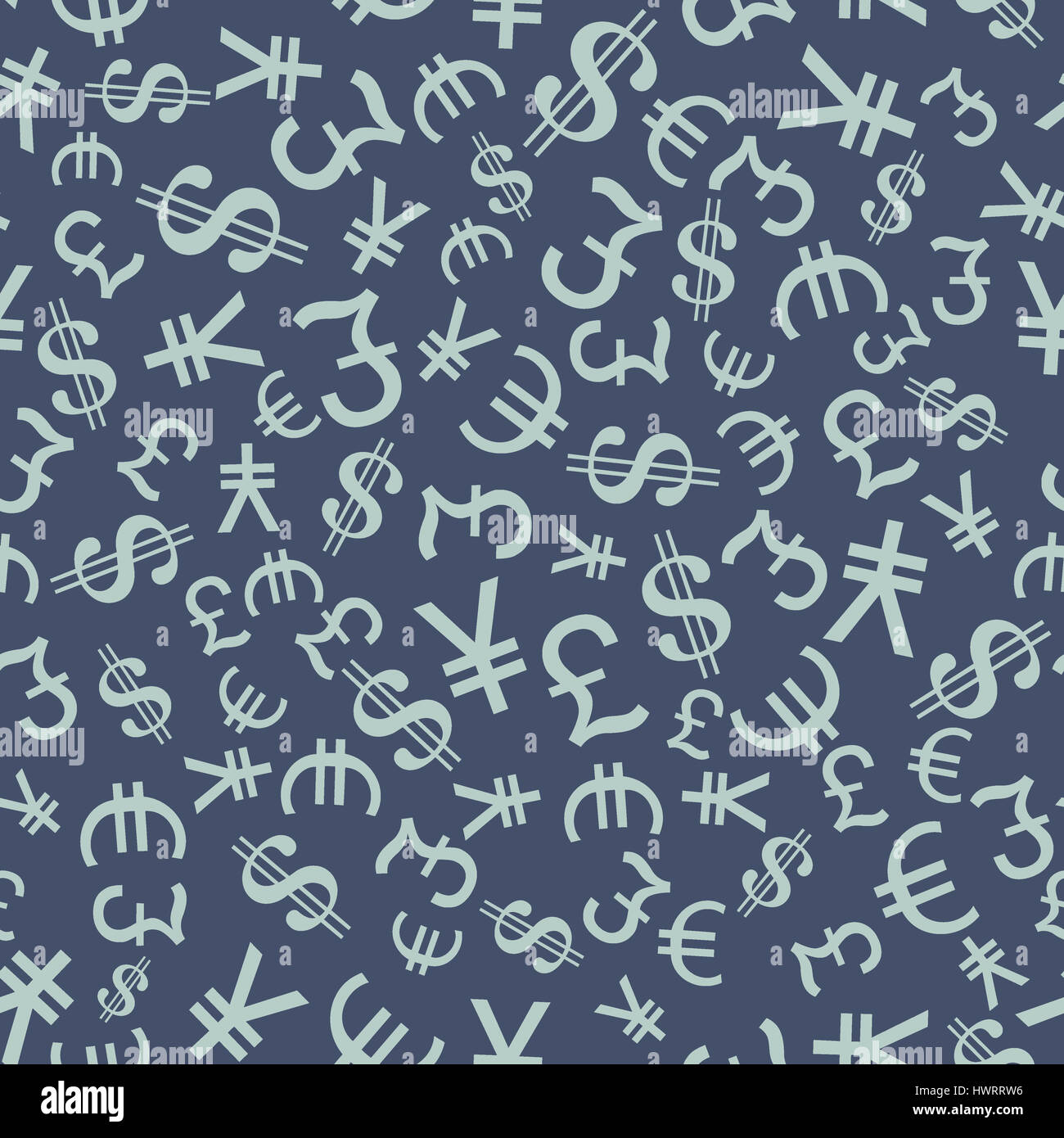 Currency Symbols Seamless pattern. Finance and trading theme. Texture ...