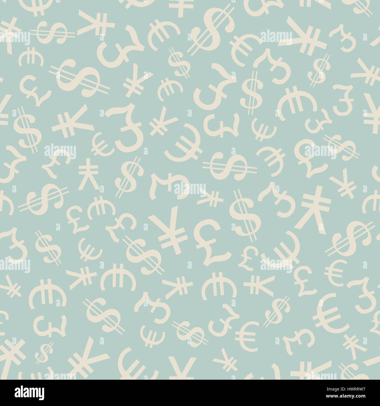 Currency Symbols Seamless pattern. Finance and trading theme. Texture ...