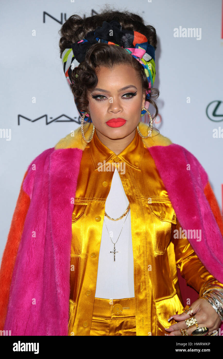 Andra Day attending the 3rd Annual Hollywood Beauty Awards at Avalon ...