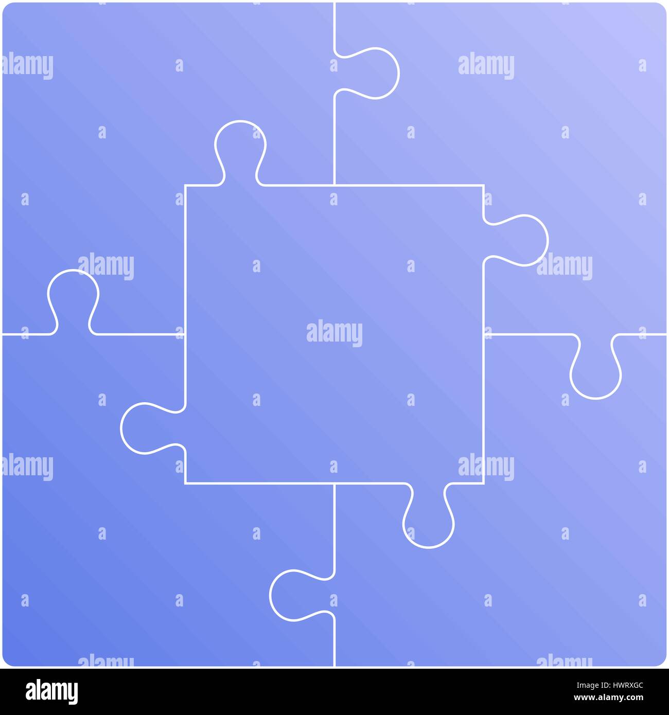 Puzzle set. Vector illustration Stock Vector Image & Art - Alamy