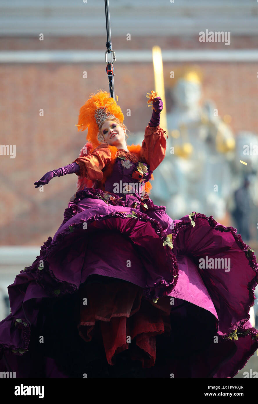 The Flight of the Angel at the Carnival of Venice 2017 (Italian ...