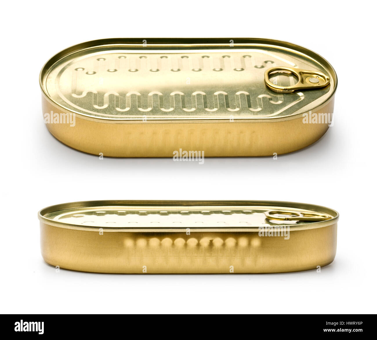 Canned food isolated on white background Stock Photo - Alamy