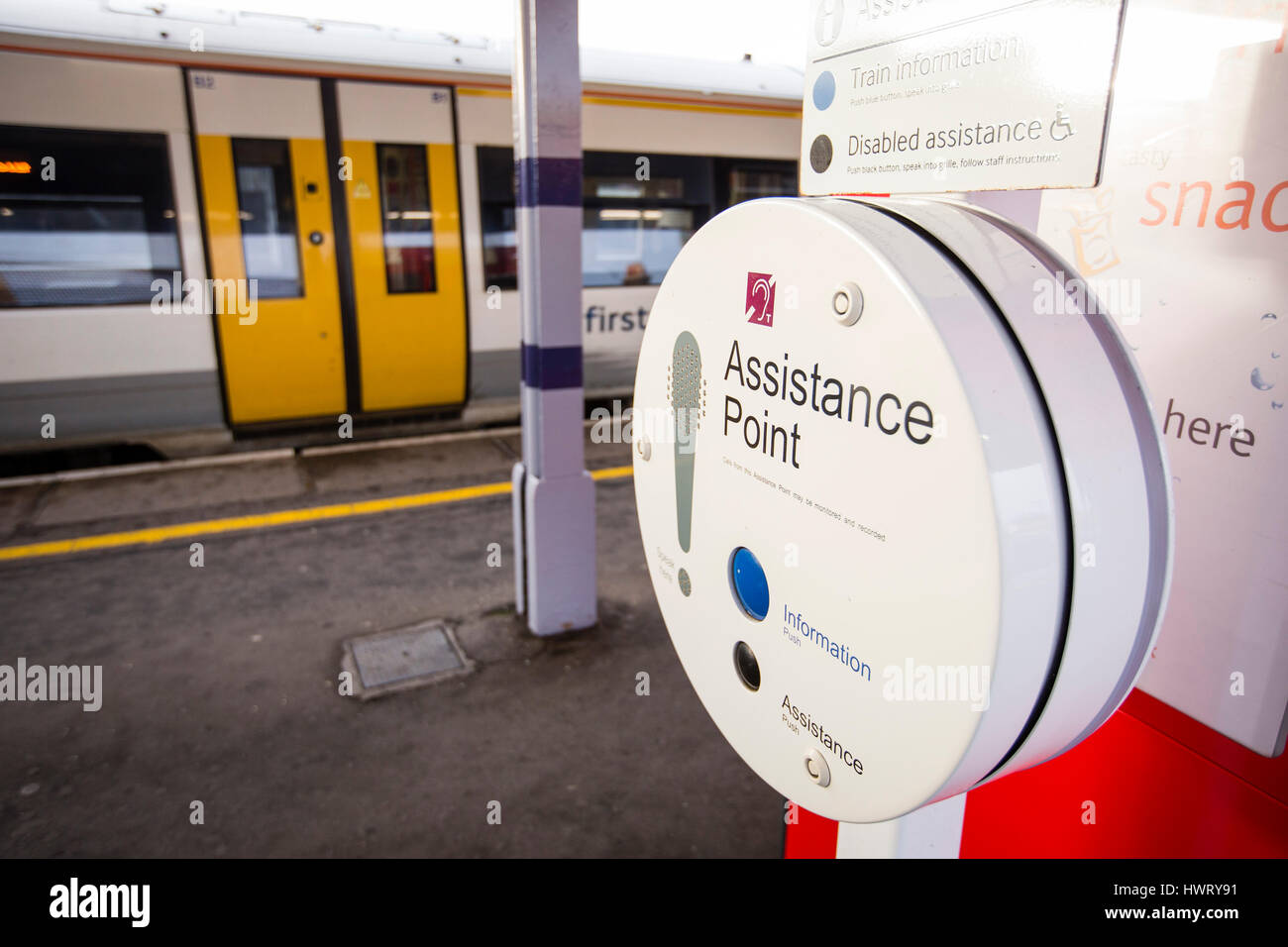 Passenger help point hi-res stock photography and images - Alamy