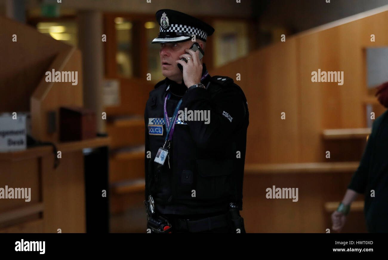 Police officer scottish parliament in hi-res stock photography and ...