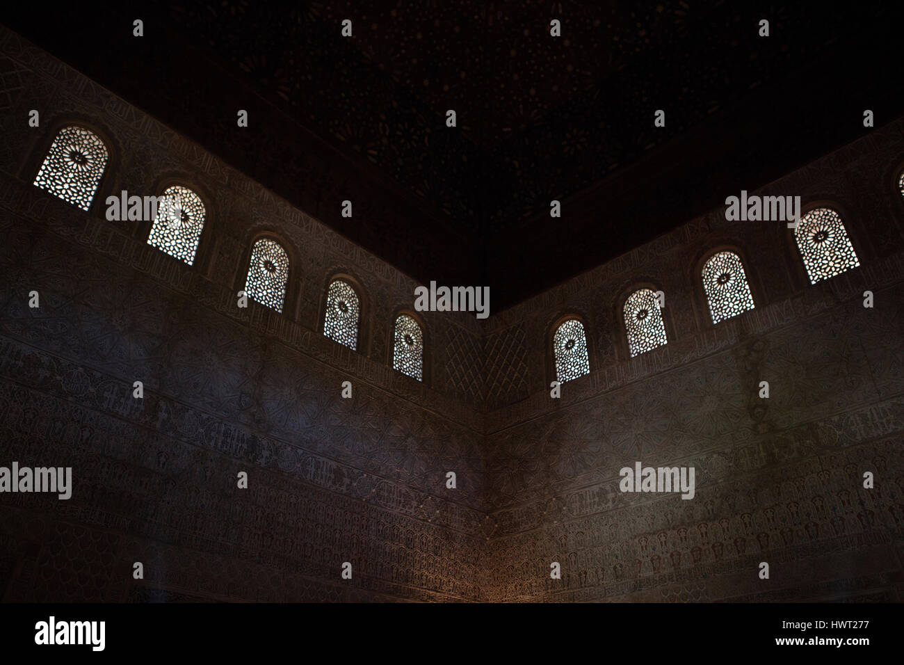 Interior of Alhambra palace Stock Photo - Alamy