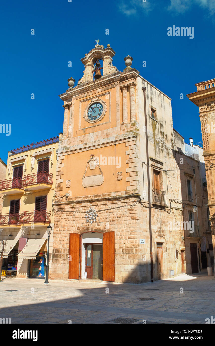 Clocktower. Acquaviva delle fonti. Puglia. Italy Stock Photo - Alamy