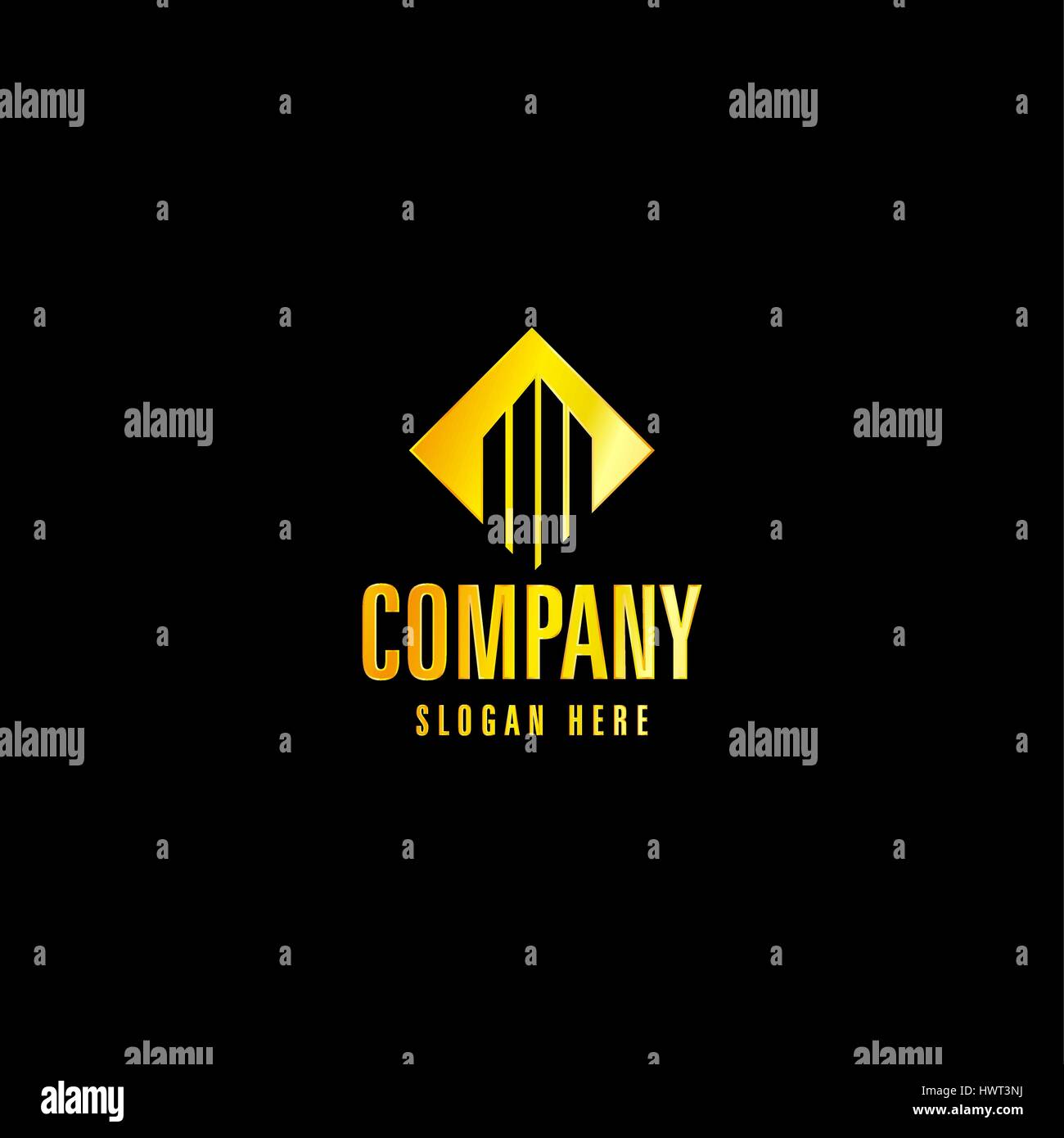 Real Estate And Construction Logo Stock Vector Image & Art - Alamy