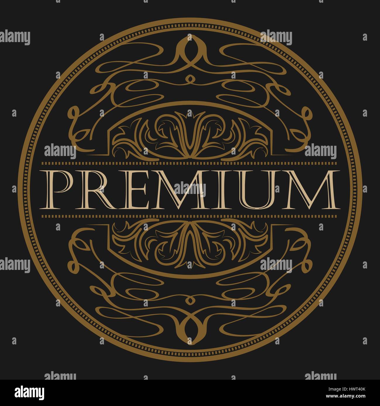 Retro logo hi-res stock photography and images - Alamy