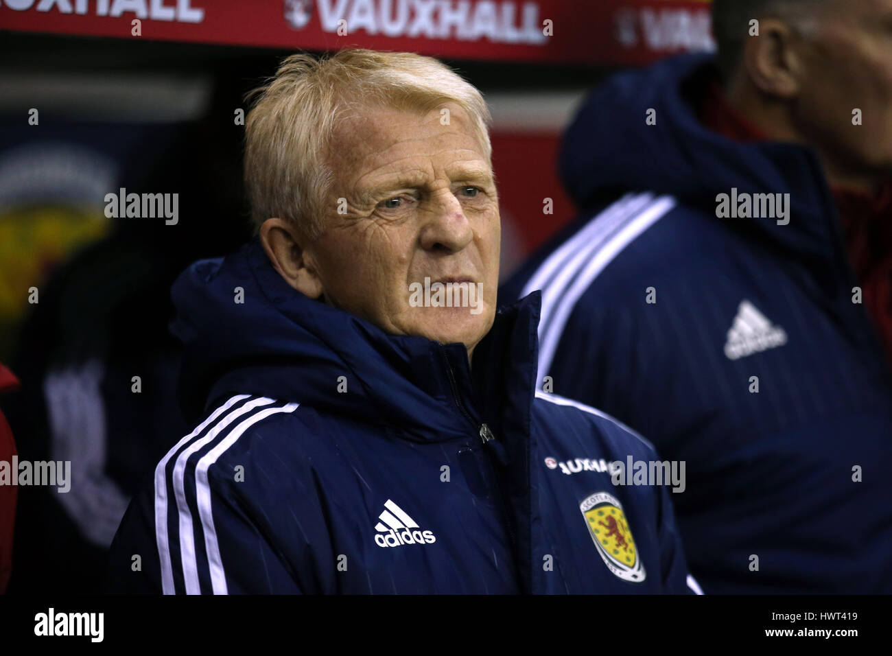 Scotland manager Gordon Strachan before the International Friendly ...