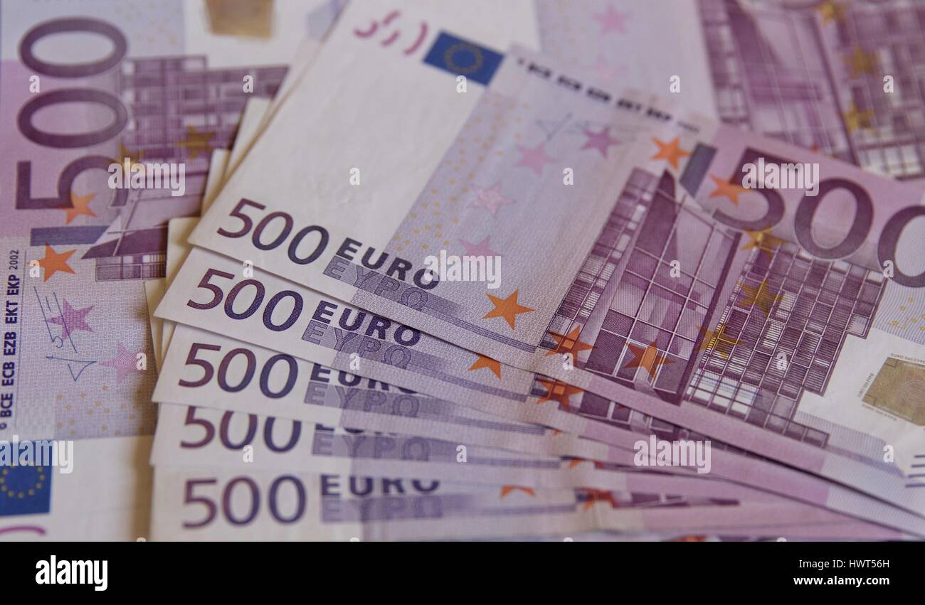euro money banknotes, Money Euro background Stock Photo - Alamy