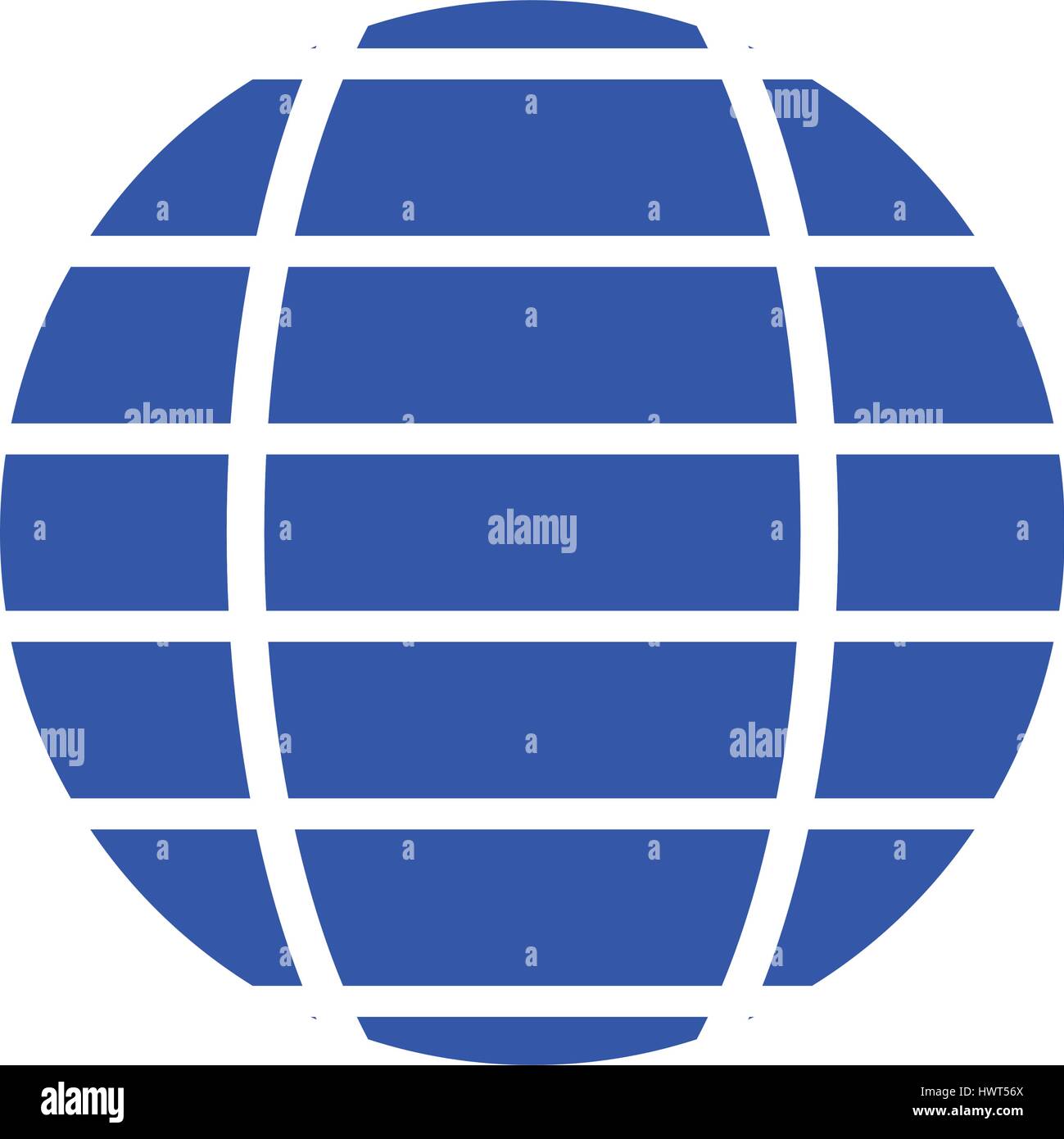 globe icon illustrated on a white background in vector Stock Vector ...