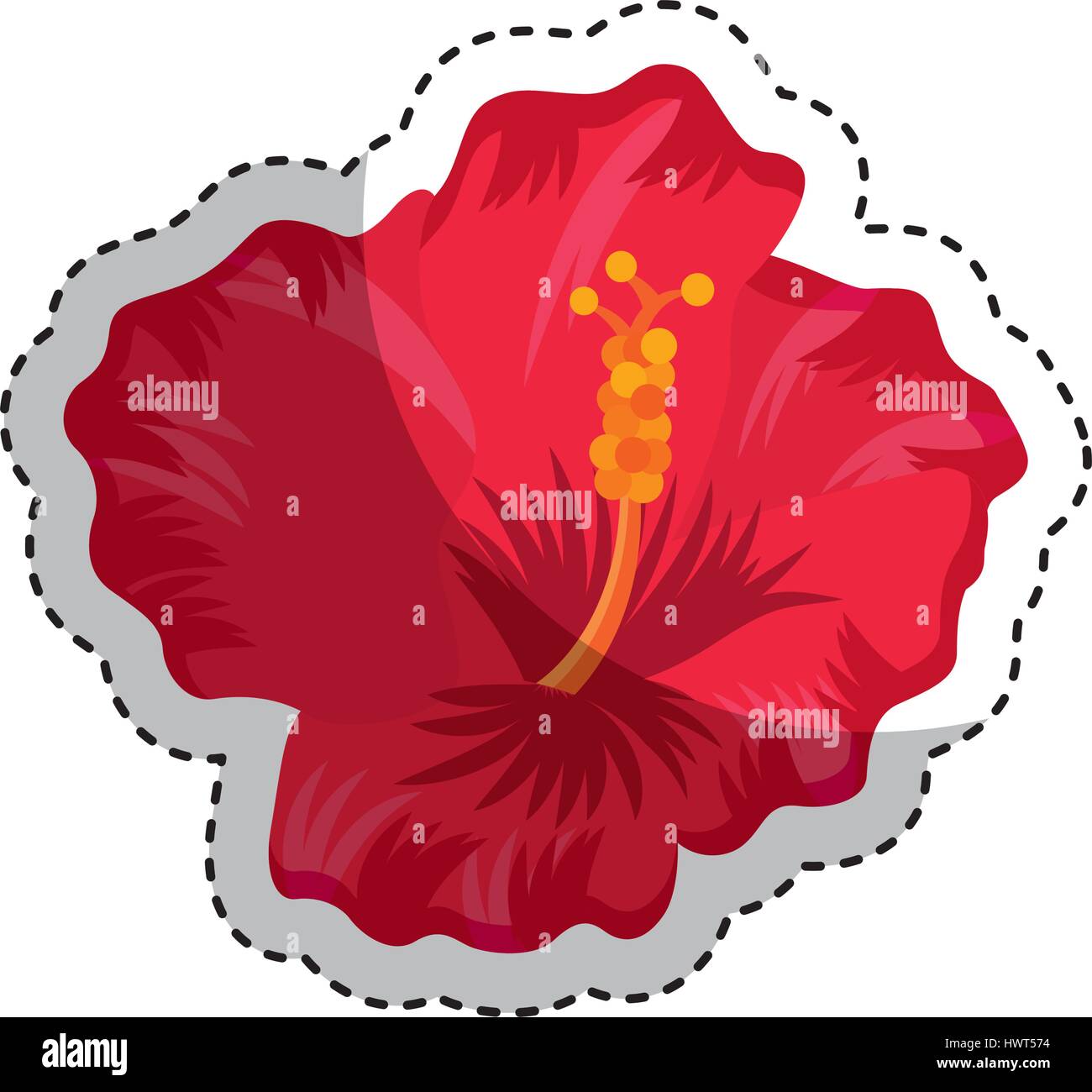 exotic and tropical flower icon Stock Vector Image & Art - Alamy