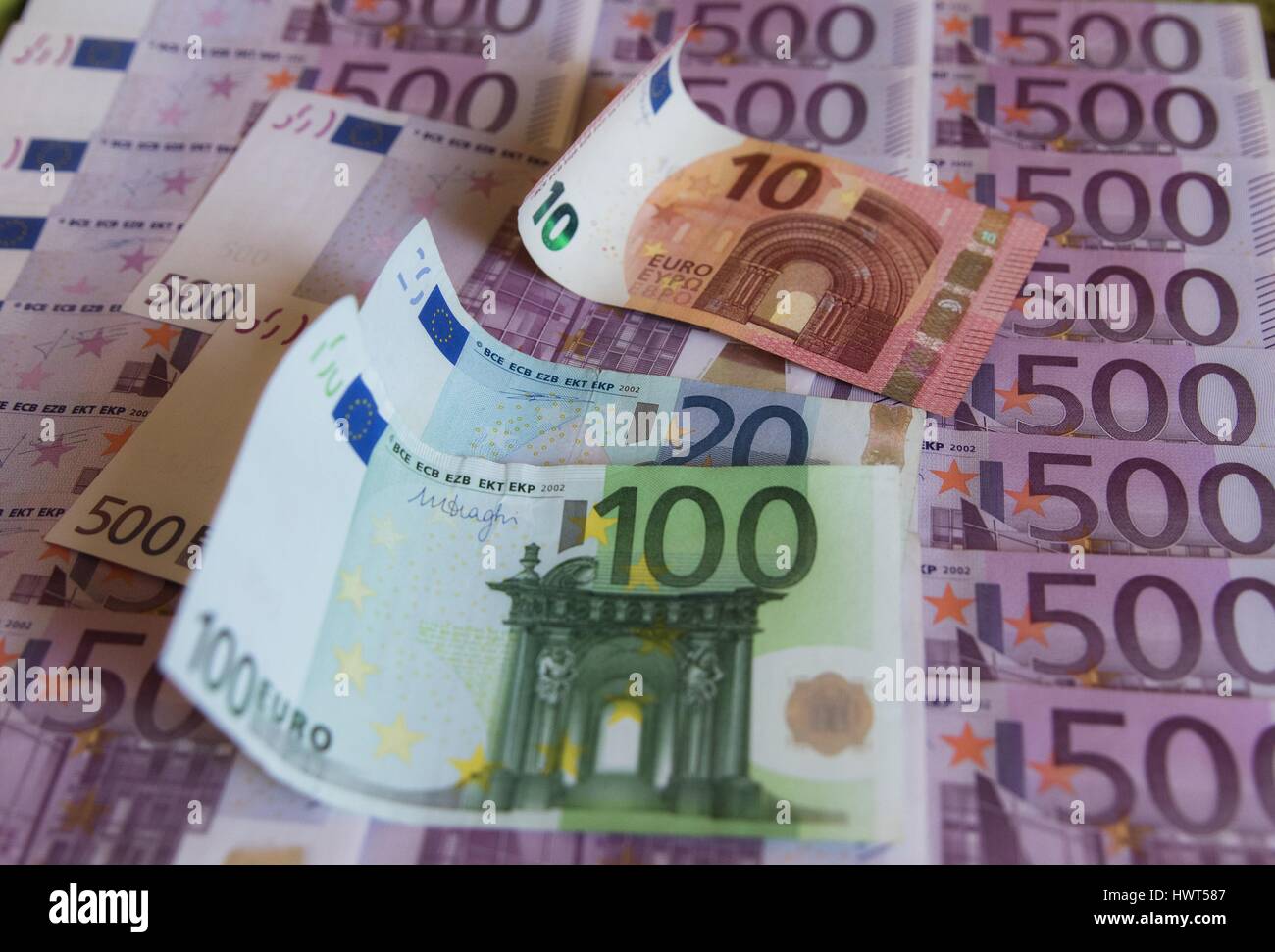 euro money banknotes, Money Euro background Stock Photo - Alamy