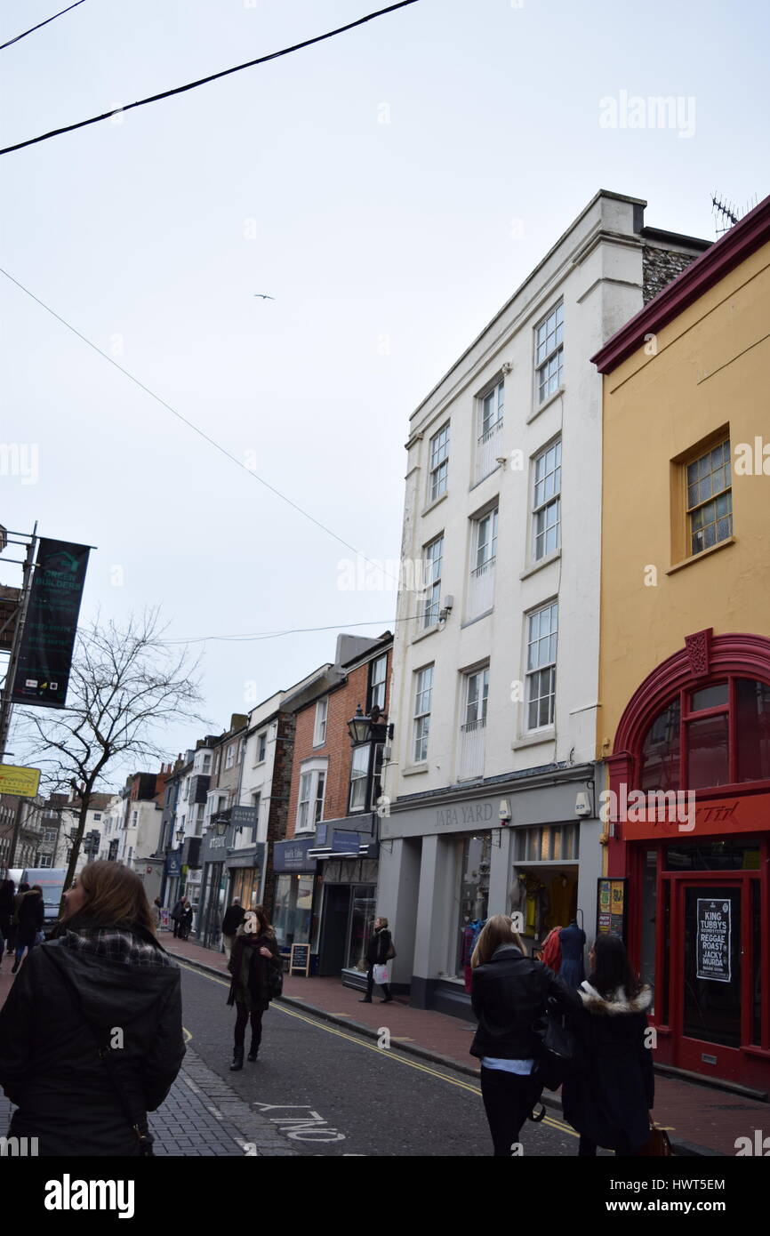 Brighton North Laine Stock Photo - Alamy