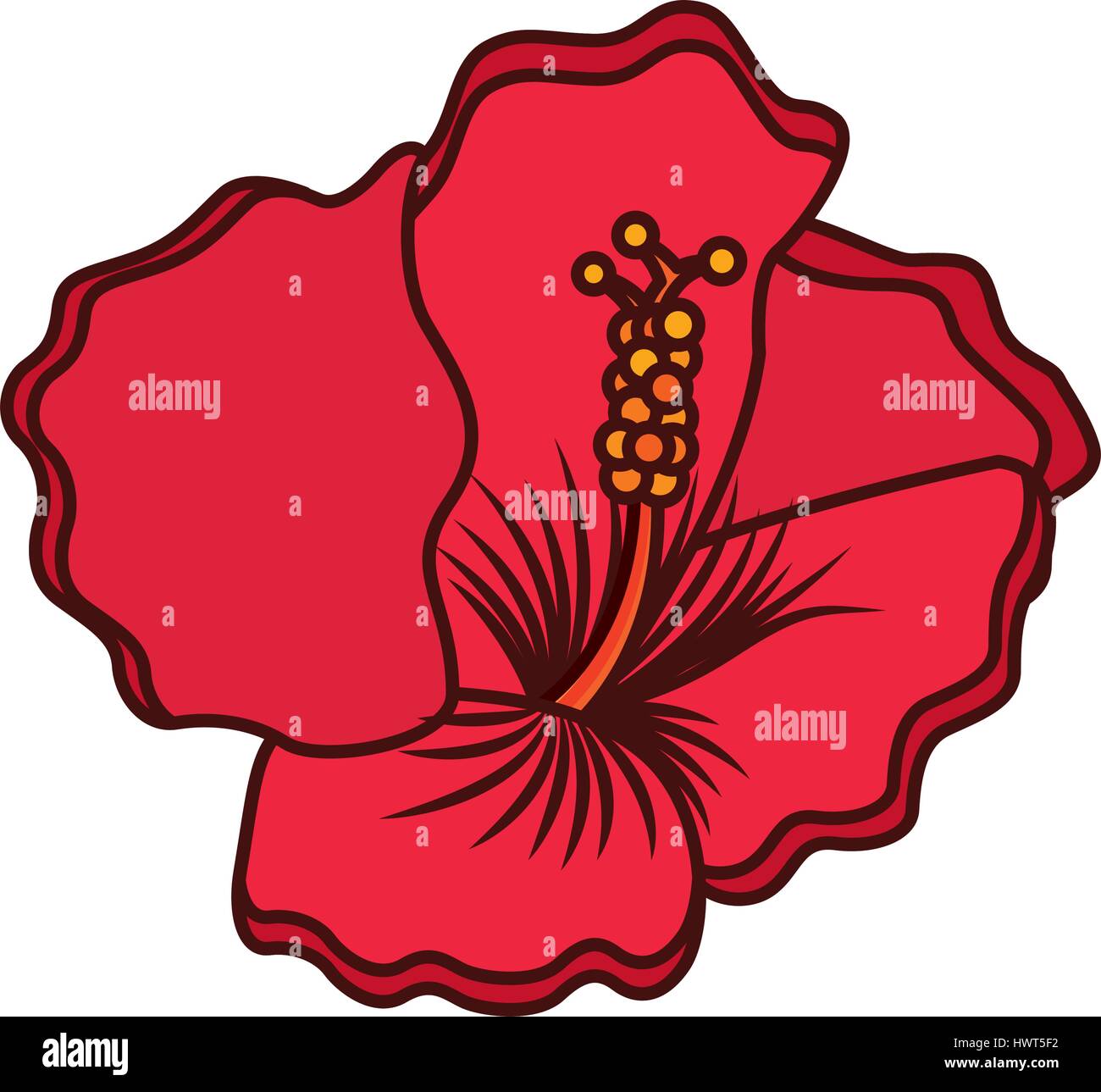 exotic and tropical flower icon Stock Vector Image & Art - Alamy