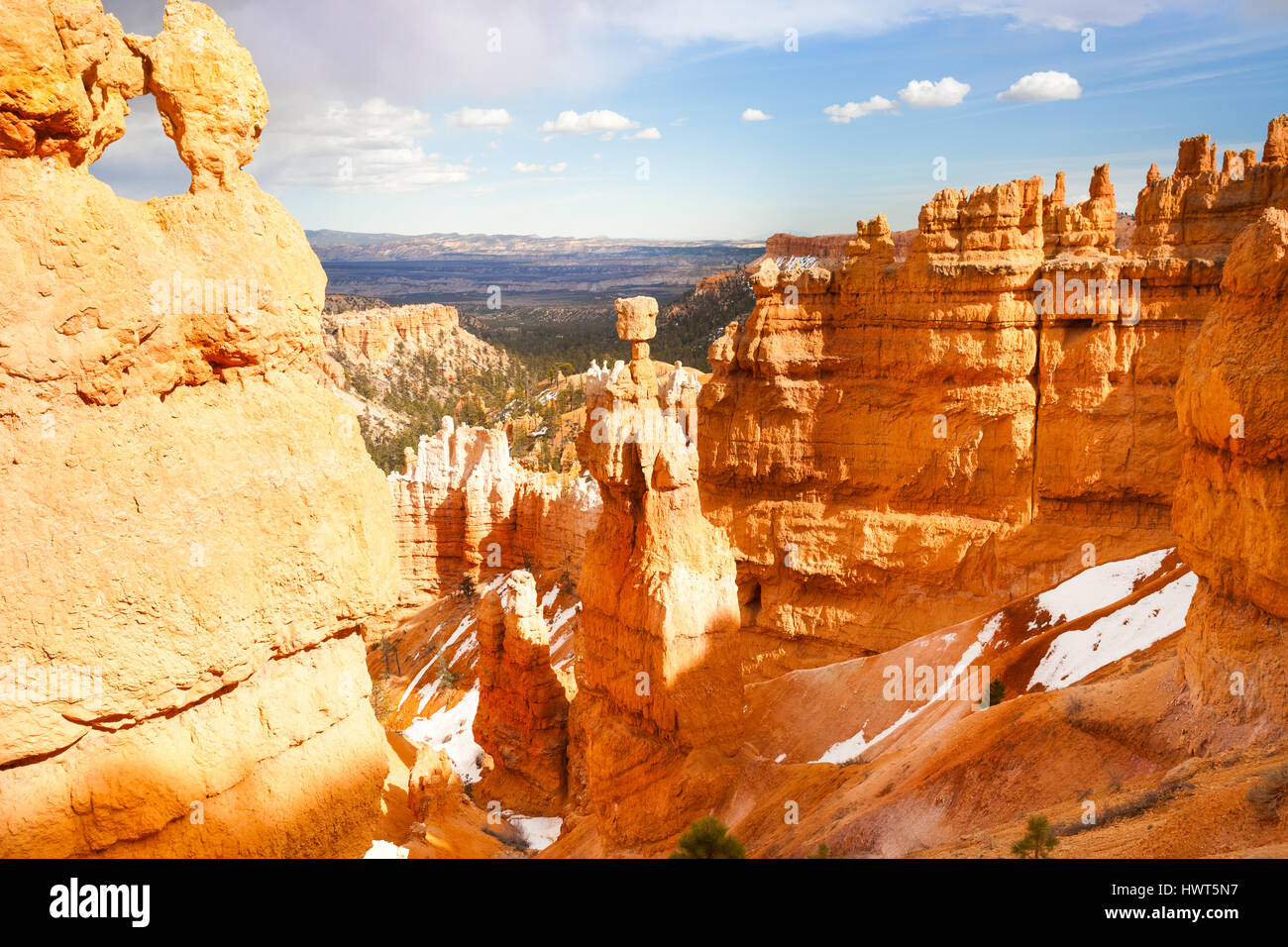 Beautiful sandstone mountains of Bruce Canyon, USA Stock Photo - Alamy