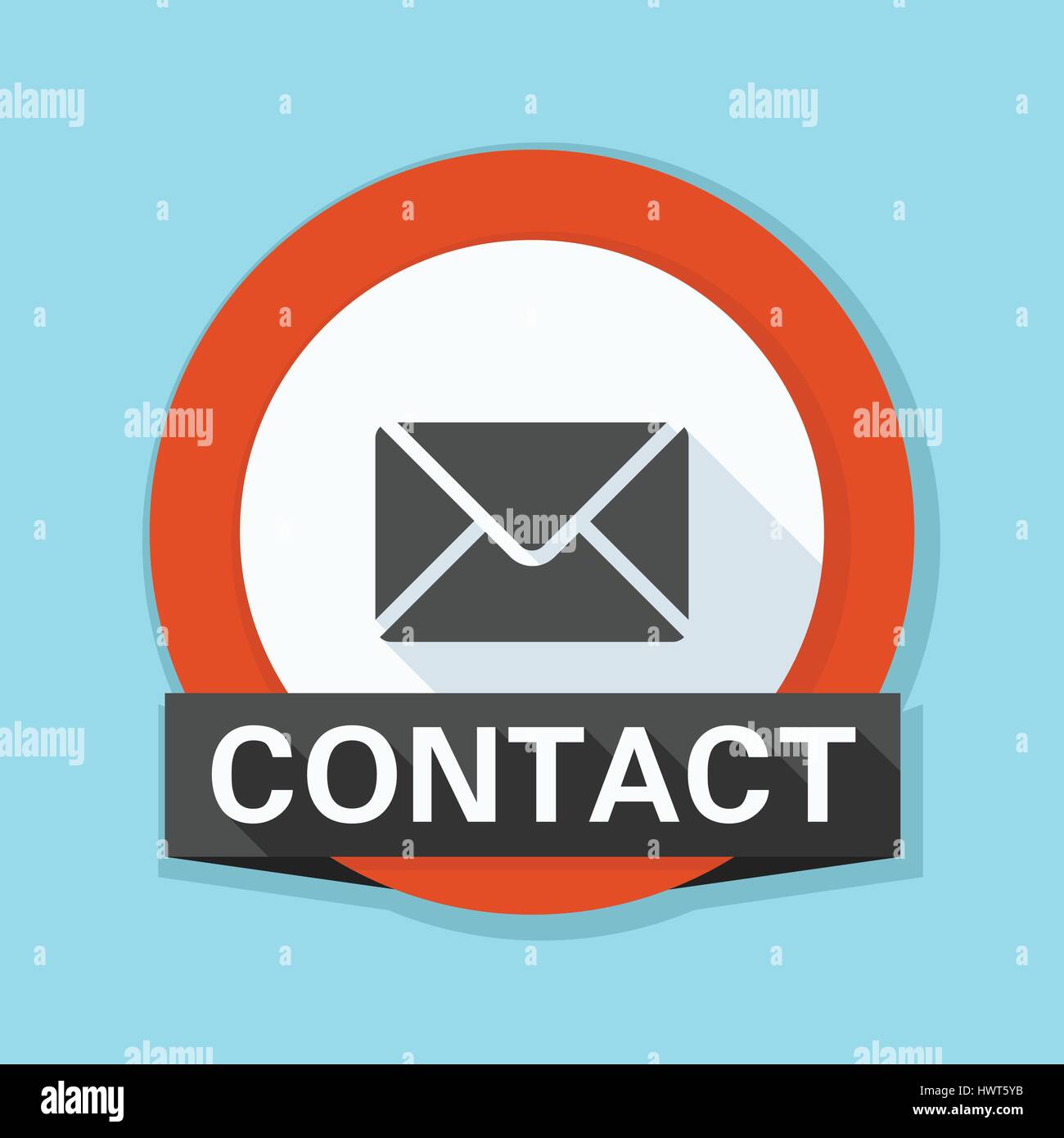 Mail Contact button illustration Stock Vector Image & Art - Alamy