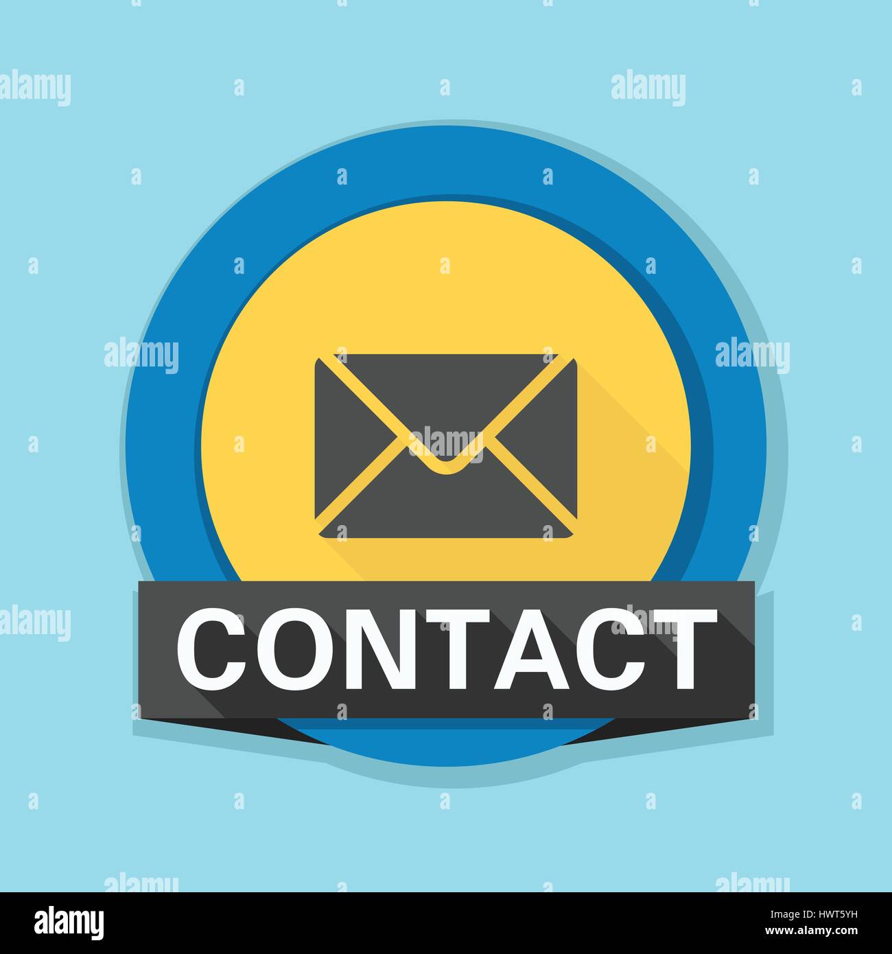 Mail Contact button illustration Stock Vector Image & Art - Alamy