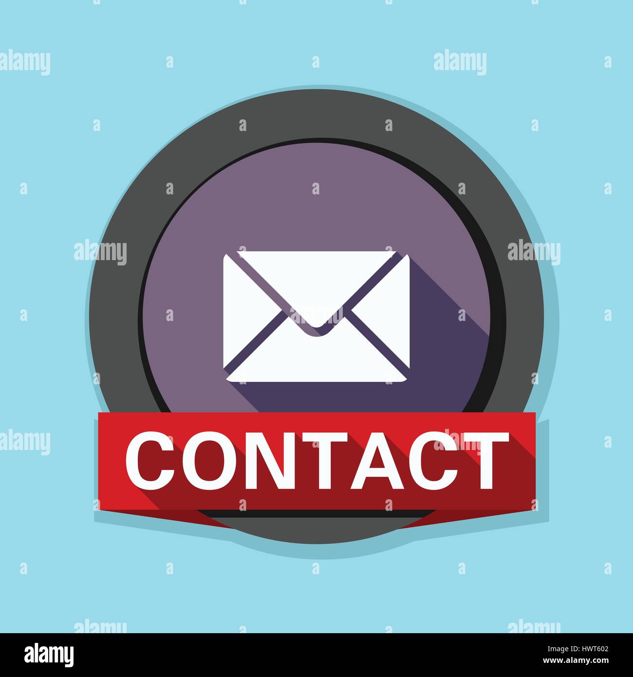 Mail Contact button illustration Stock Vector Image & Art - Alamy