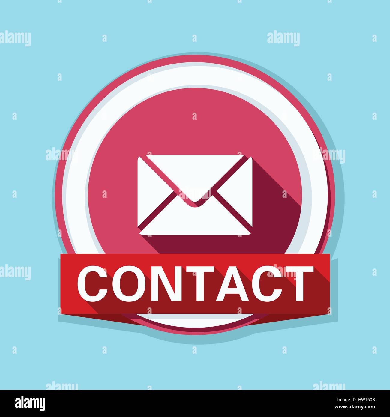 Mail Contact button illustration Stock Vector Image & Art - Alamy