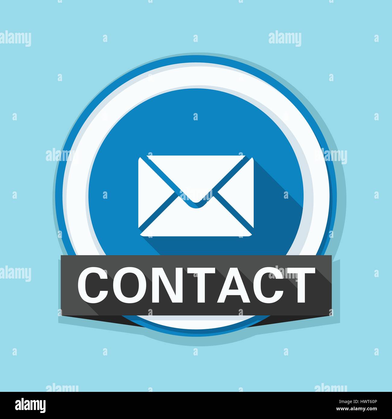 Mail Contact button illustration Stock Vector Image & Art - Alamy