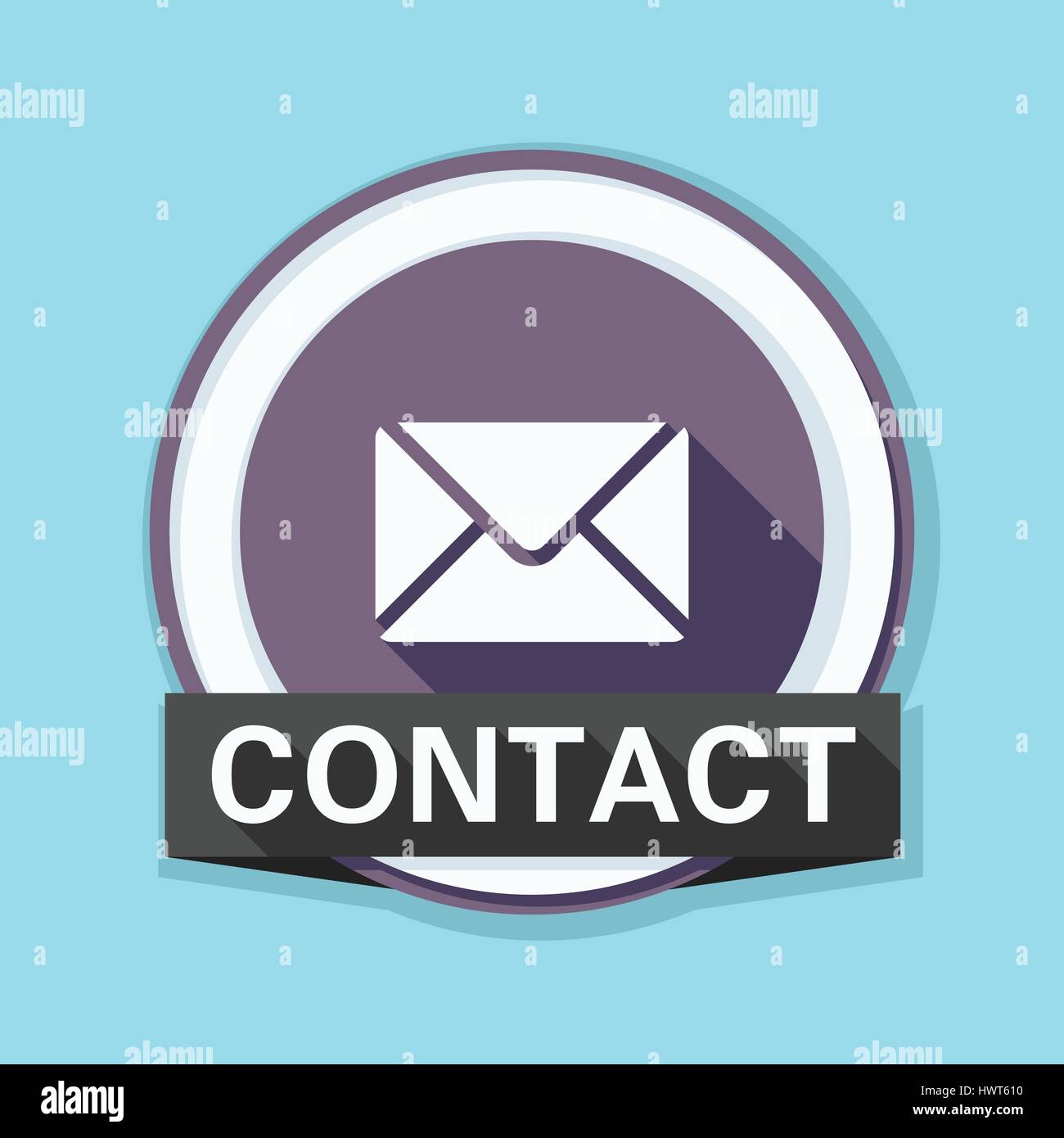 Mail Contact button illustration Stock Vector Image & Art - Alamy
