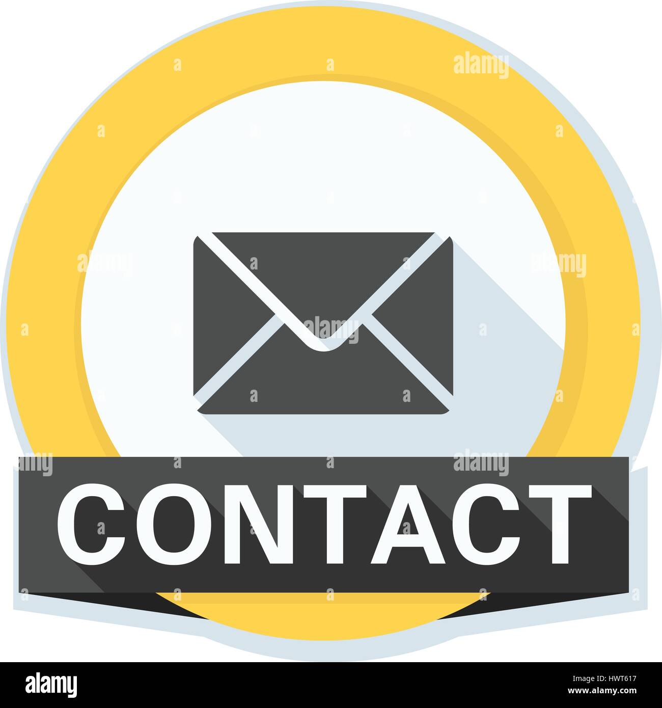 Mail Contact button illustration Stock Vector Image & Art - Alamy