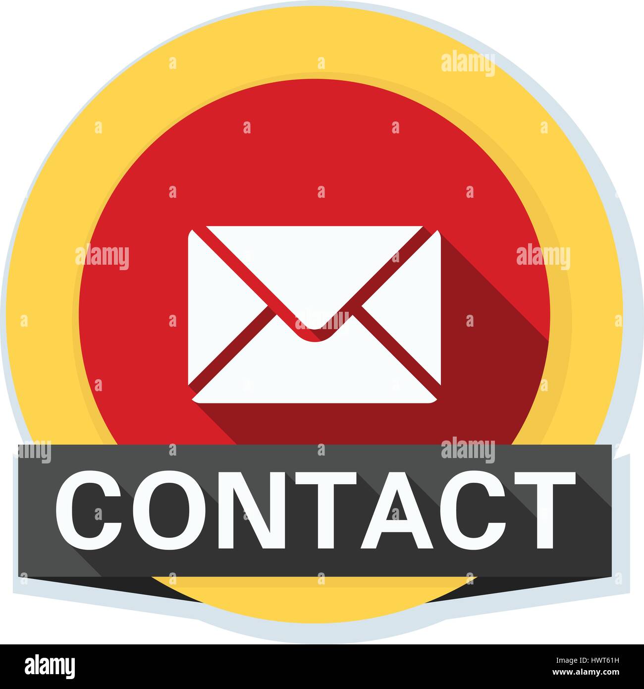 Mail Contact button illustration Stock Vector Image & Art - Alamy