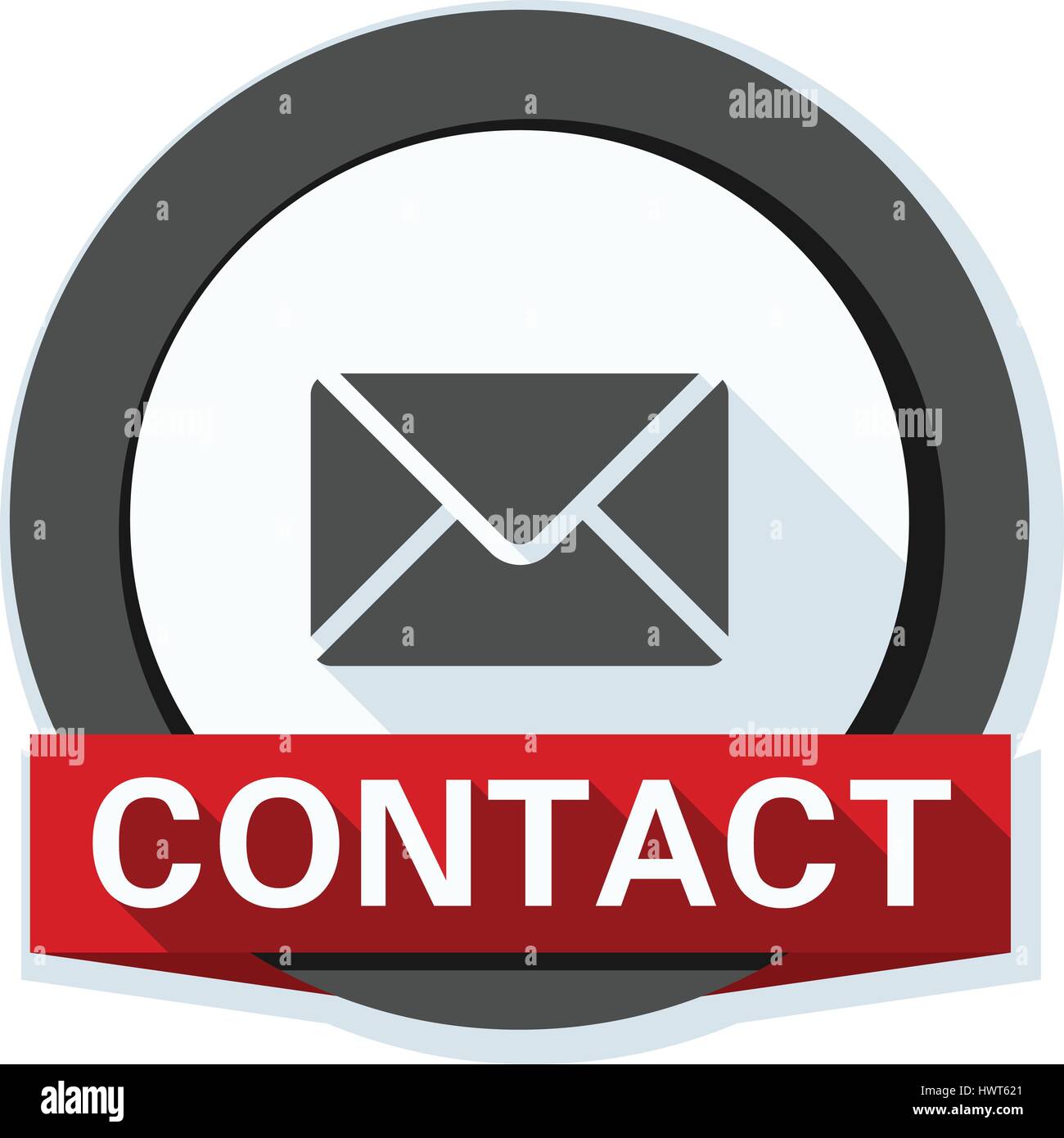 Mail Contact button illustration Stock Vector Image & Art - Alamy