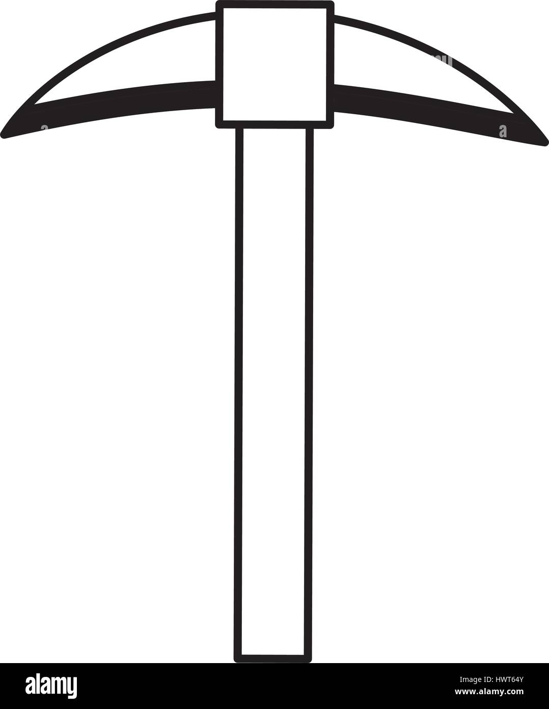 Ice pickaxe Stock Vector Images - Alamy