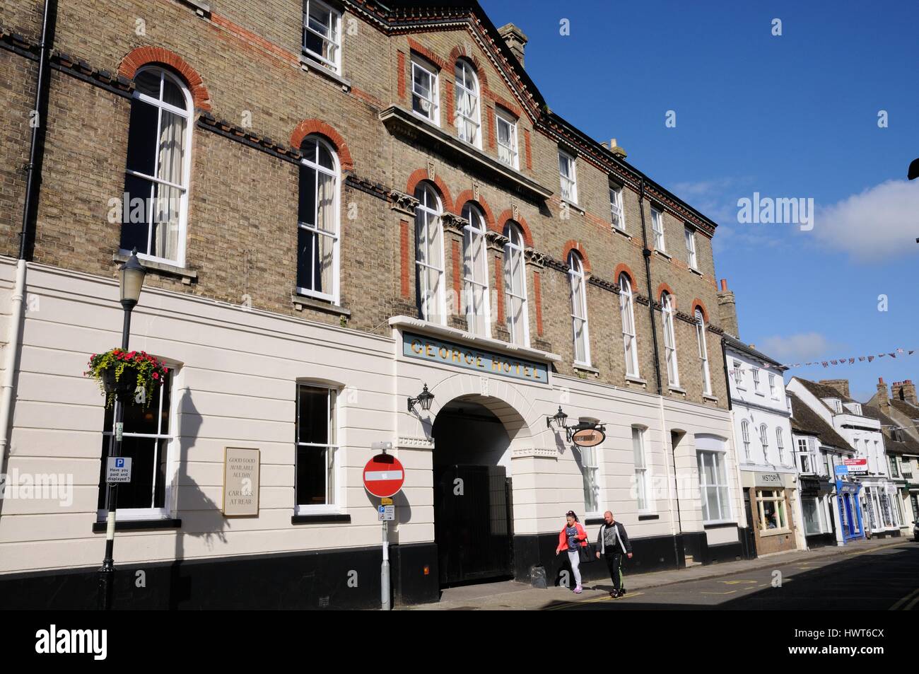 George Hotel , Huntingdon, Cambridgeshire Stock Photo - Alamy