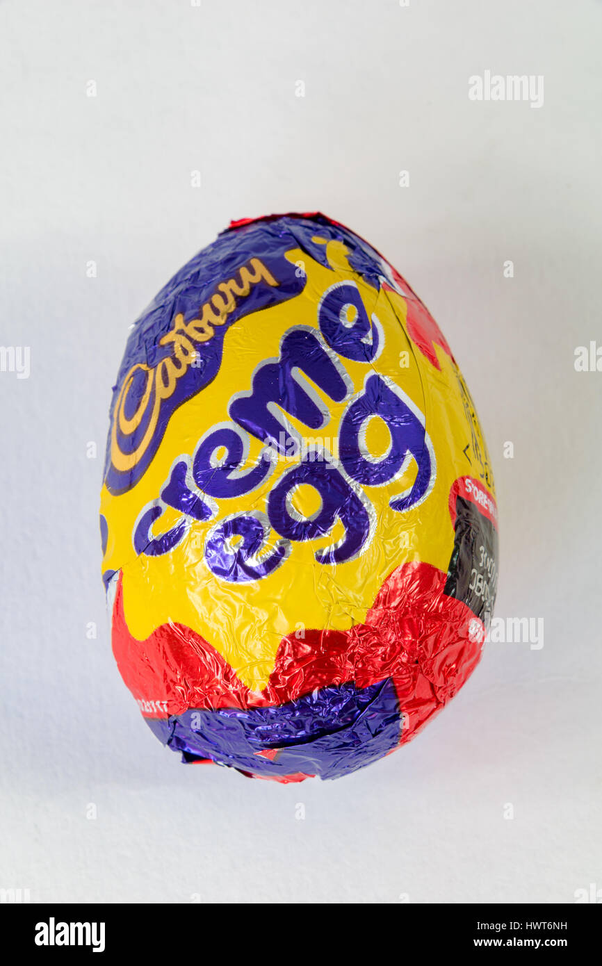 CHESTER, UNITED KINGDOM - March 19 2017: Cadbury's Creme Egg. A popular ...