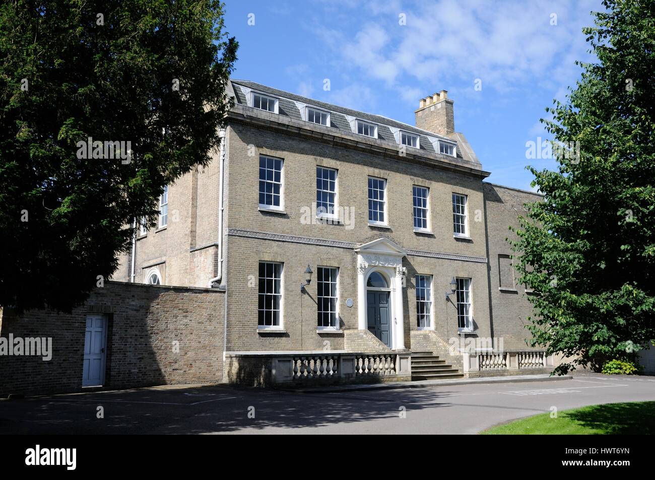 Castle Hill House , Huntingdon, Cambridgeshire, dates from 1787. The ...