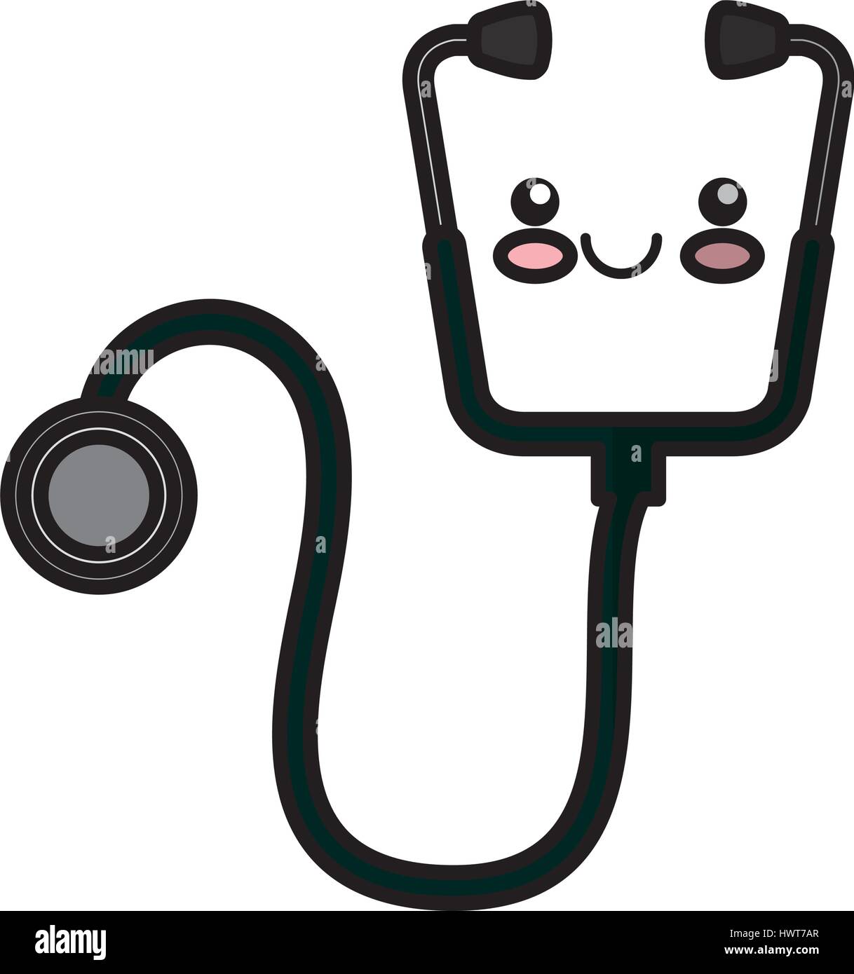 stethoscope medical comic character Stock Vector Image & Art - Alamy