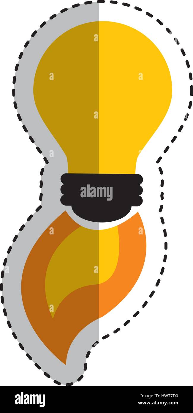 bulb light start up isolated icon Stock Vector Image & Art - Alamy